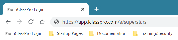 How Do I Bookmark the iClassPro Login Page? – iClassPro Support