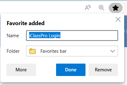 How Do I Bookmark the iClassPro Login Page? – iClassPro Support