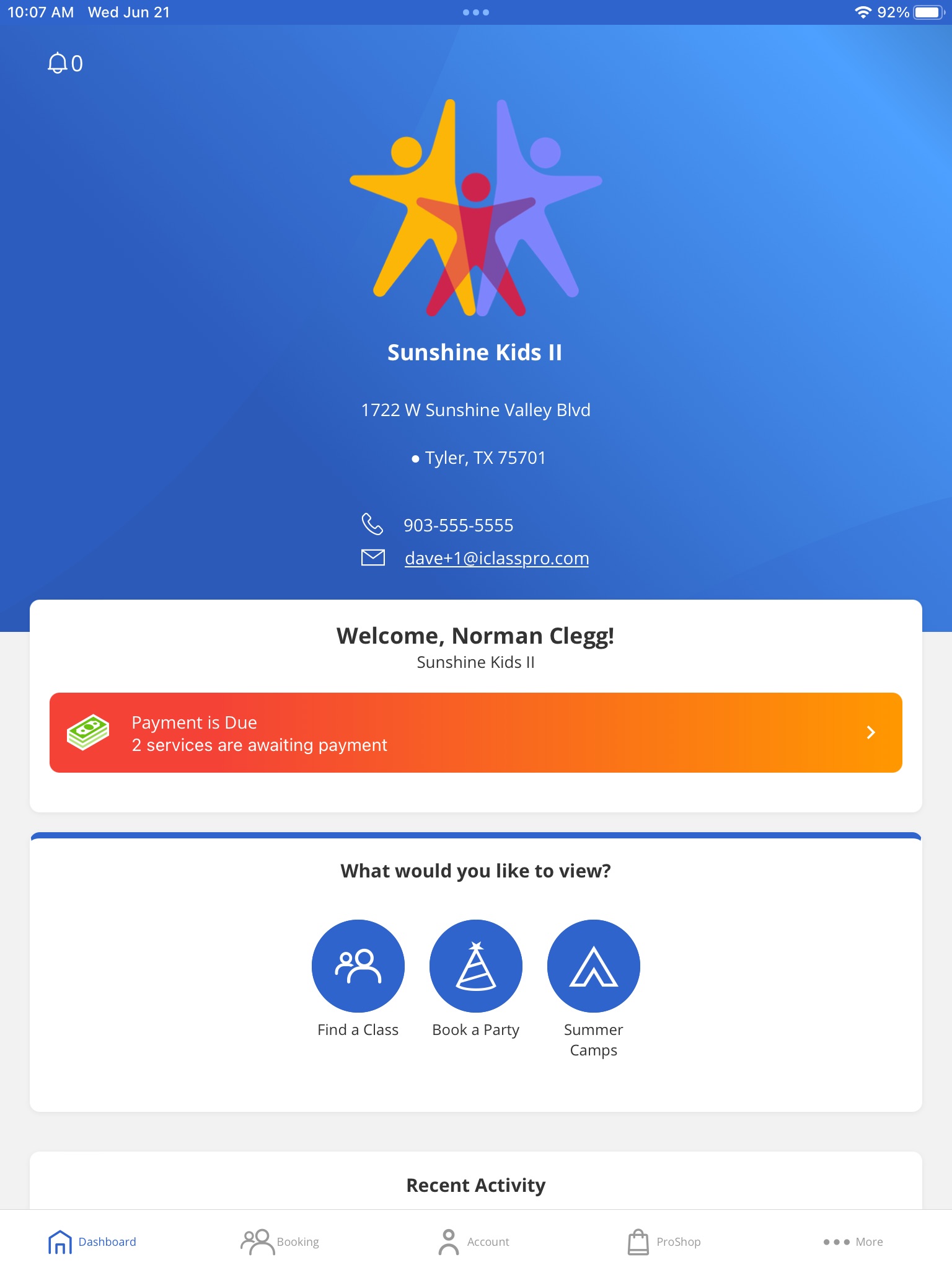 How Do I Create a Party Booking in the Mobile/Branded App? – iClassPro ...