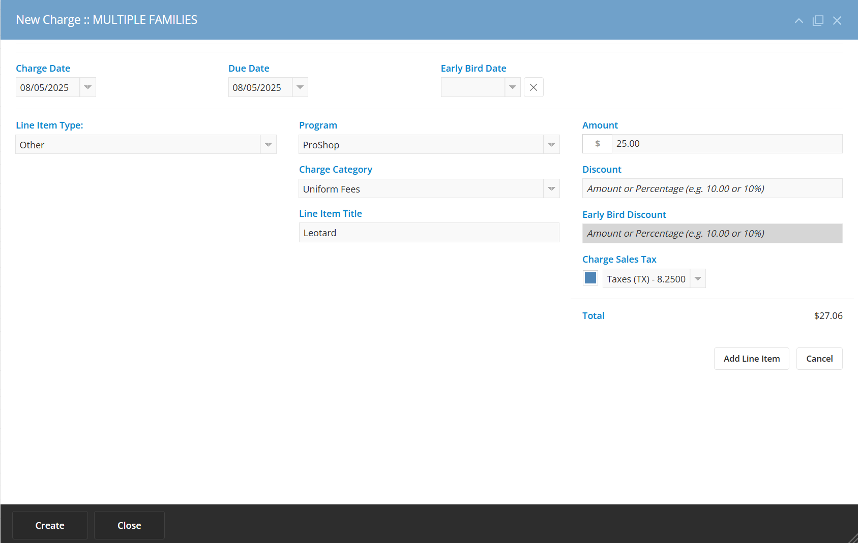 How Do I Create a Miscellaneous/Group Charge? – iClassPro Support