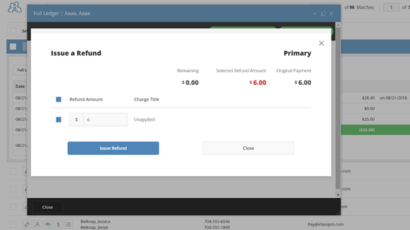 How Do I Issue a Partial Refund in iClassPro? – iClassPro Support