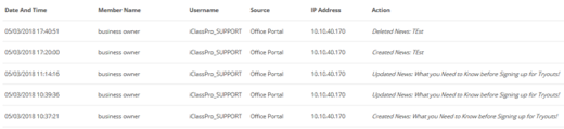 What is the News and Announcements Feature? – iClassPro Support