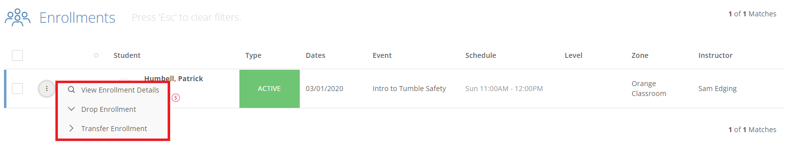How Do I Edit a Class Enrollment? – iClassPro Support