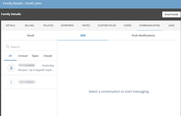 What Is the Messenger Center? – iClassPro Support